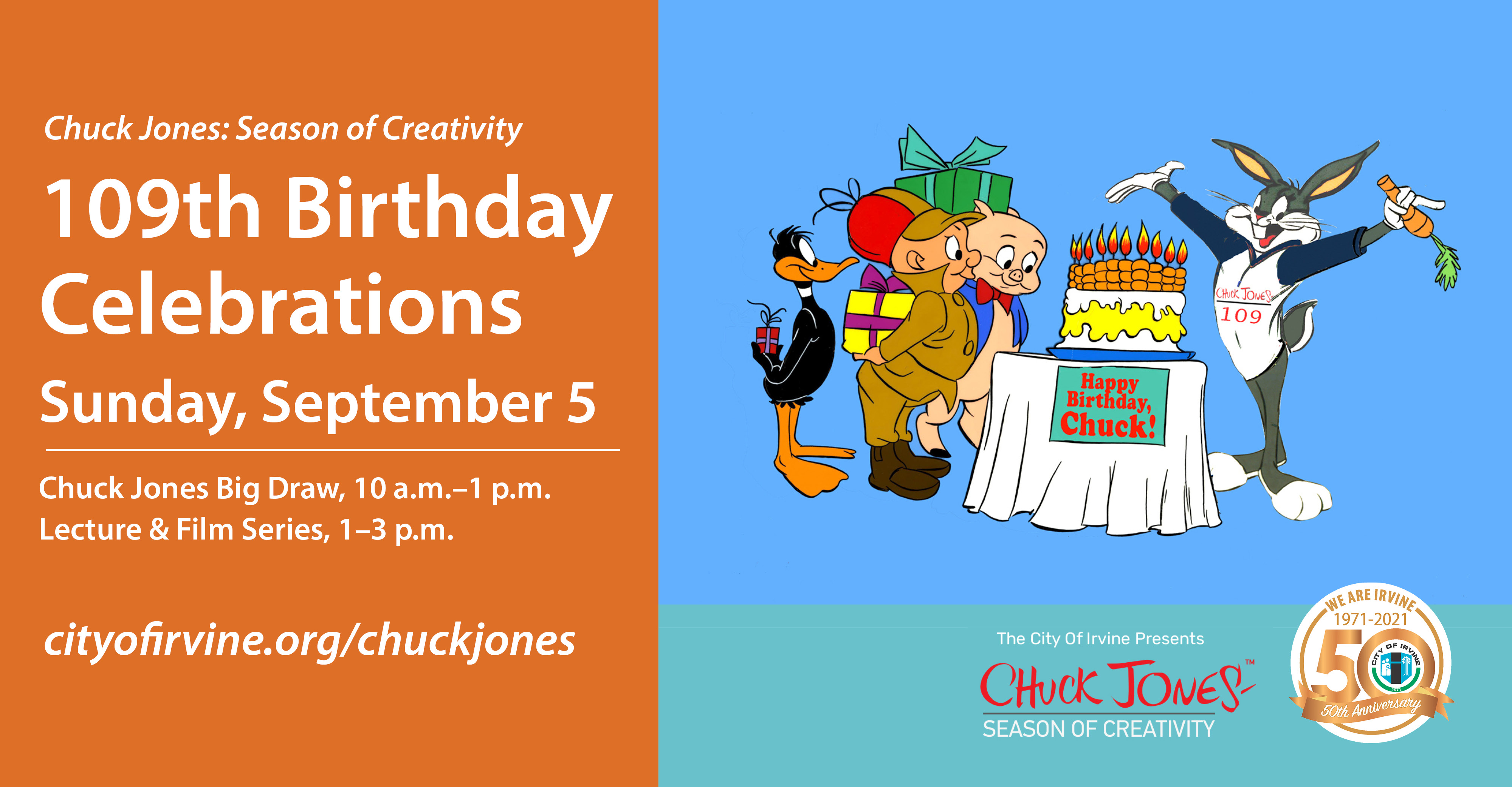 Celebrate Chuck Jones' 109th Birthday | City of Irvine
